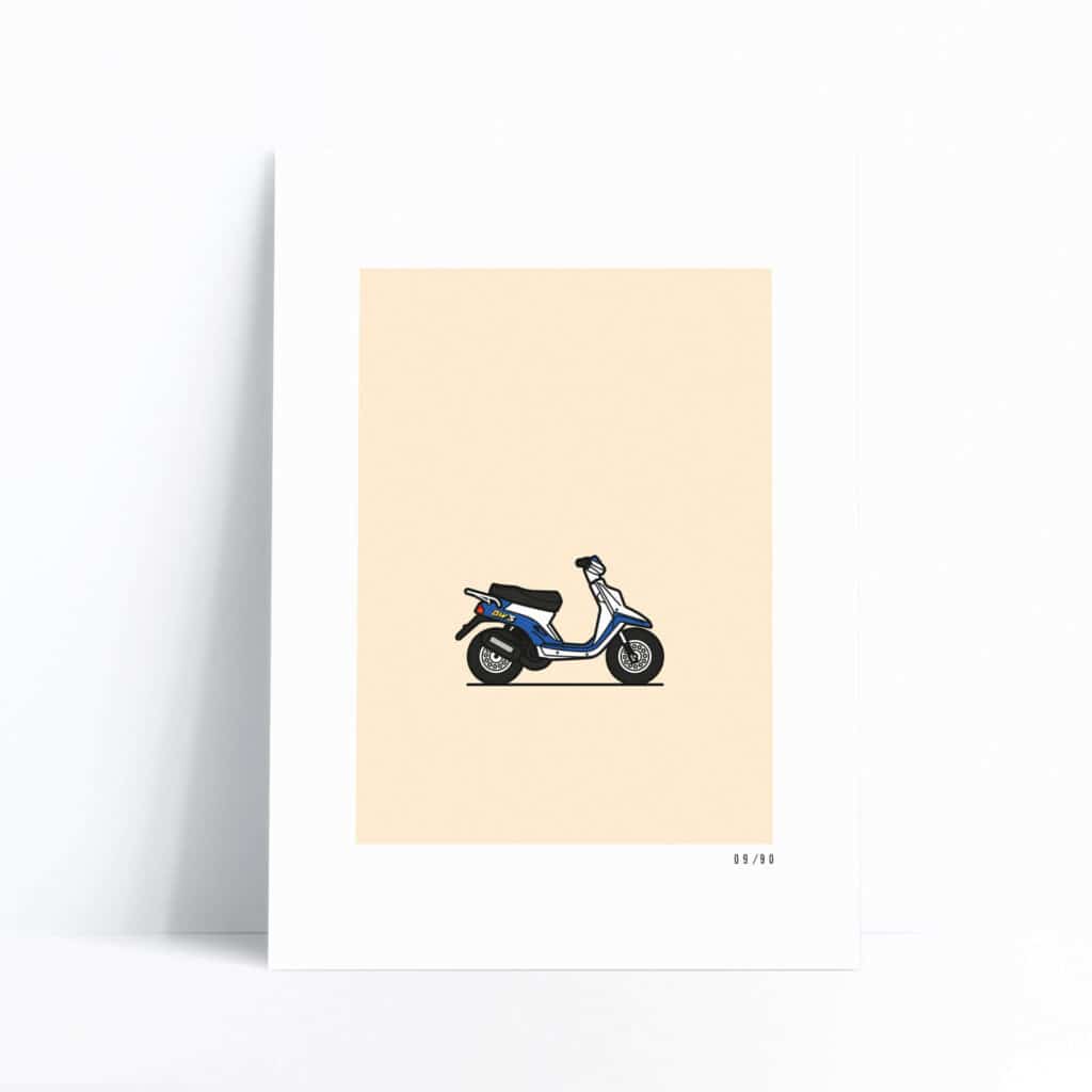 Affiche - Yamaha BW's - bako