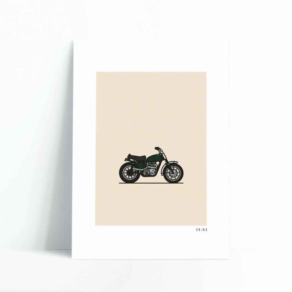 Triumph T120C Desert Sled - bako